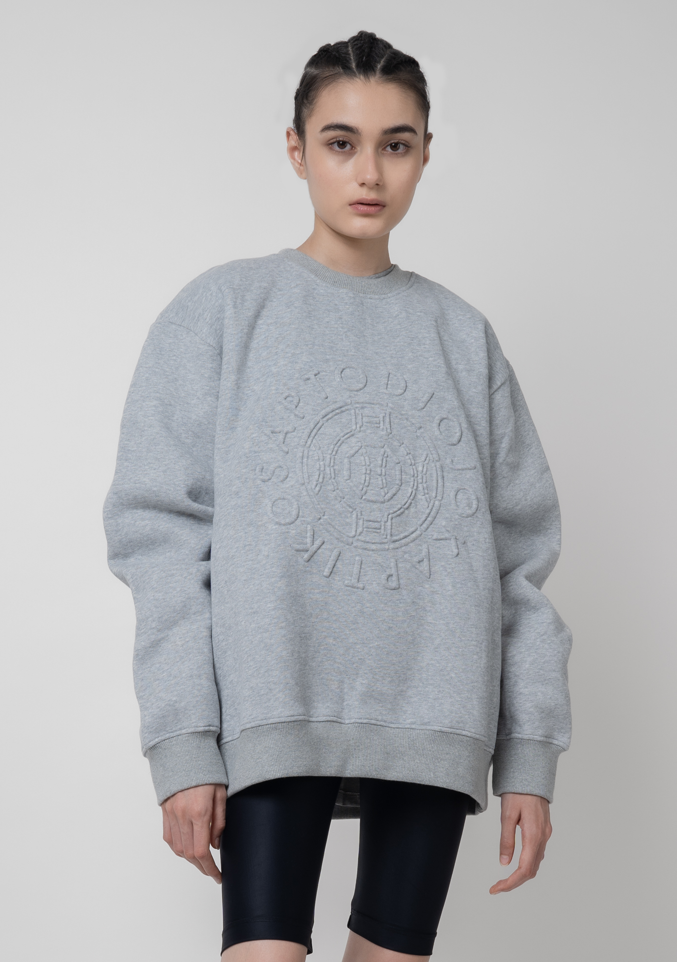 EMBOSSED SWEATER